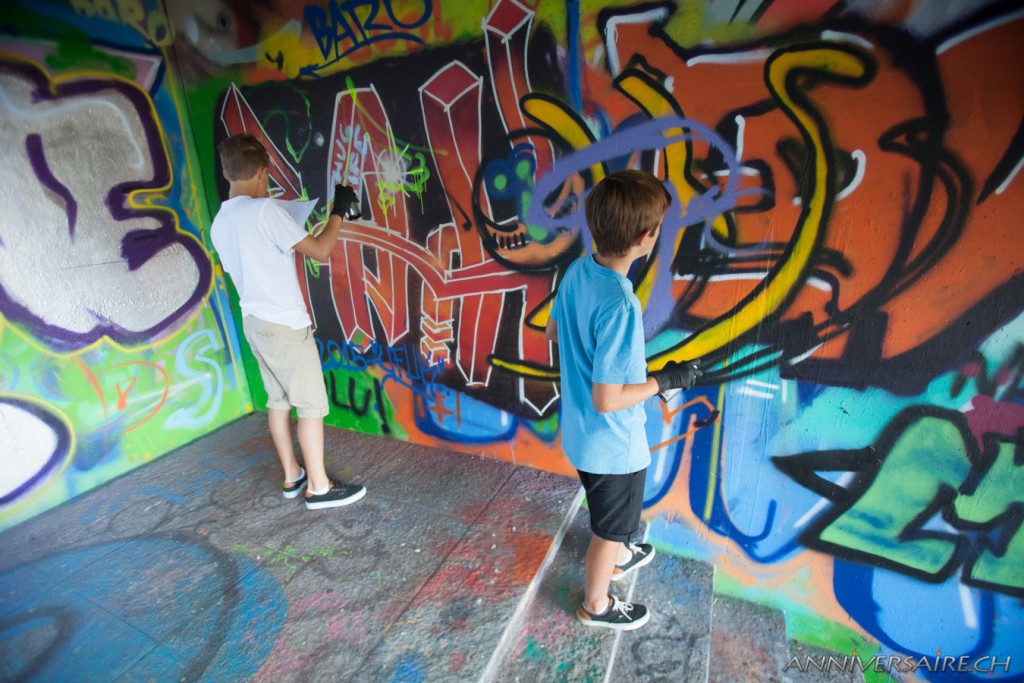 Anniversaire Graffiti de Colin à Lausanne – Anniversaire en Suisse