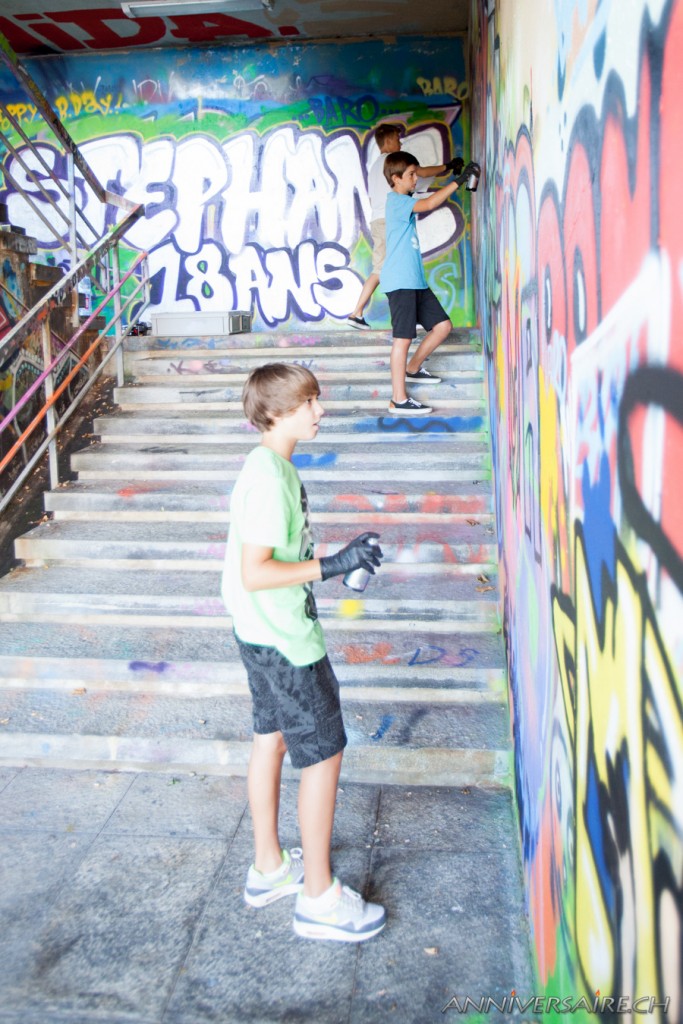 Anniversaire Graffiti de Colin à Lausanne – Anniversaire en Suisse